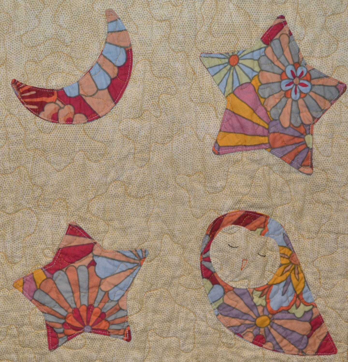 Owl Under Moon and Stars Quilt Pattern PDF- Two Patterns in One ...