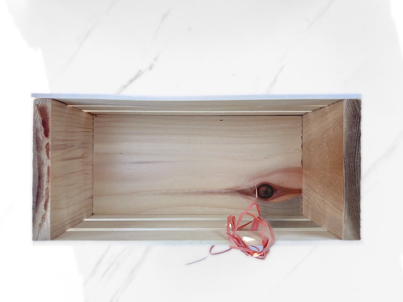 10 Small Wood Crates Wood Crate, Cedar, Wooden Crate Gifts, Rustic Wood ...