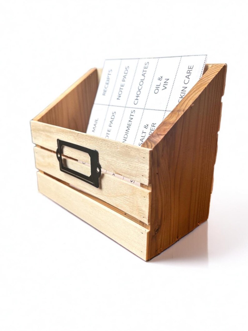 Organizing Storage Wood Crate Farm House Decor Storage and Display Box ...