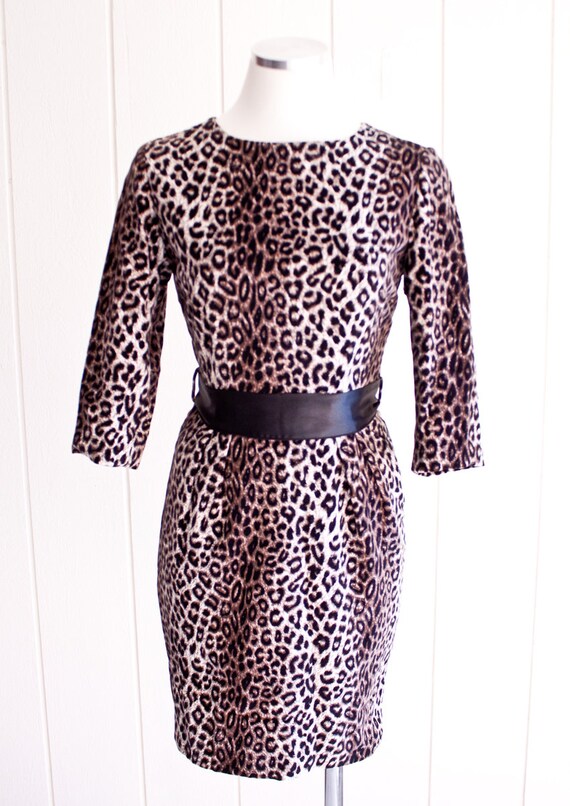 1950s Vintage Cheetah Animal Print Rockabilly Style D… - Gem