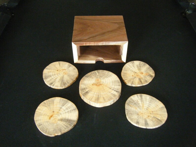 Pitcher and Mug Coasters W/ Storage - Etsy