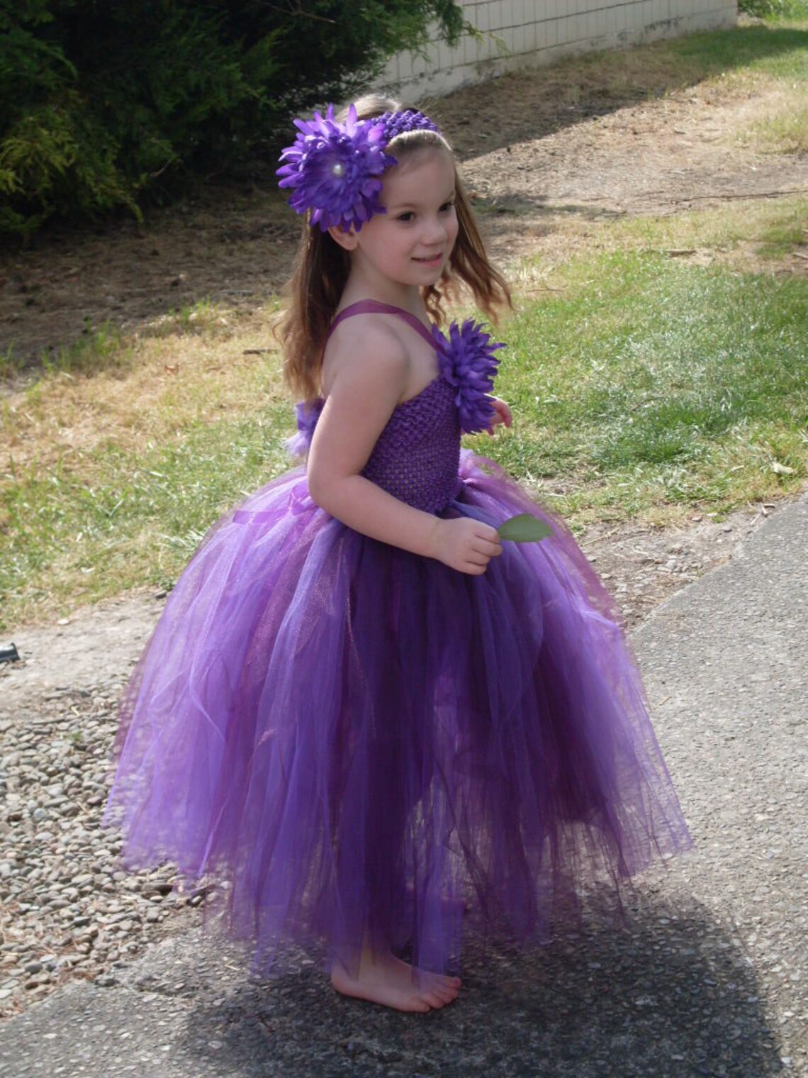 Flower Girl Tutu Tulle Dress Choose Your Color Weddings Photo Props