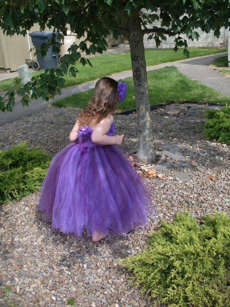 Flower Girl Tutu Tulle Dress Choose Your Color Weddings Photo Props