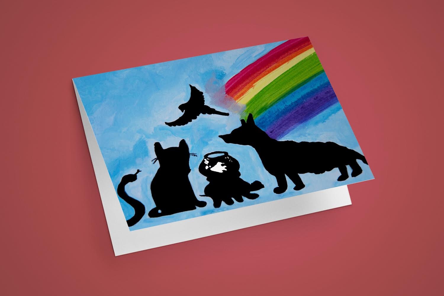 Rainbow Bridge Cards - Etsy