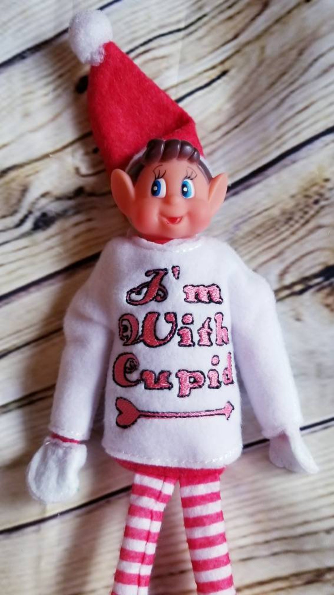 Valentine Elf Clothes, Elf Behaving Badly Outfit, Doll Clothes, Cupid ...