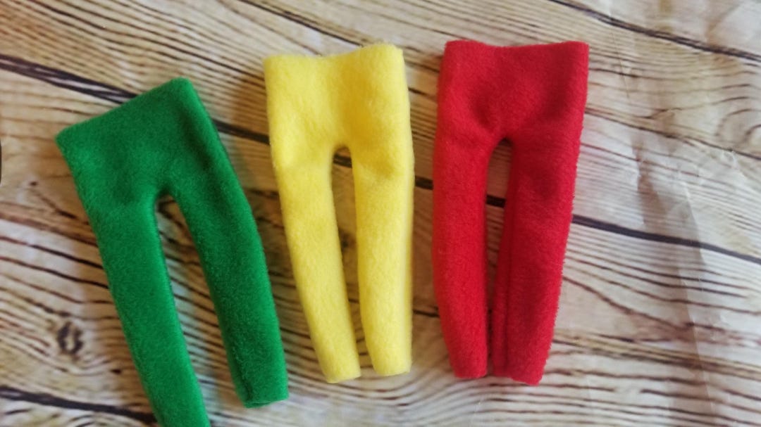 Christmas Elf Clothes, Pants, Jeans, Fashion Doll Clothing, I Love ...