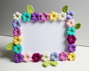 Crochet photo frame | Etsy