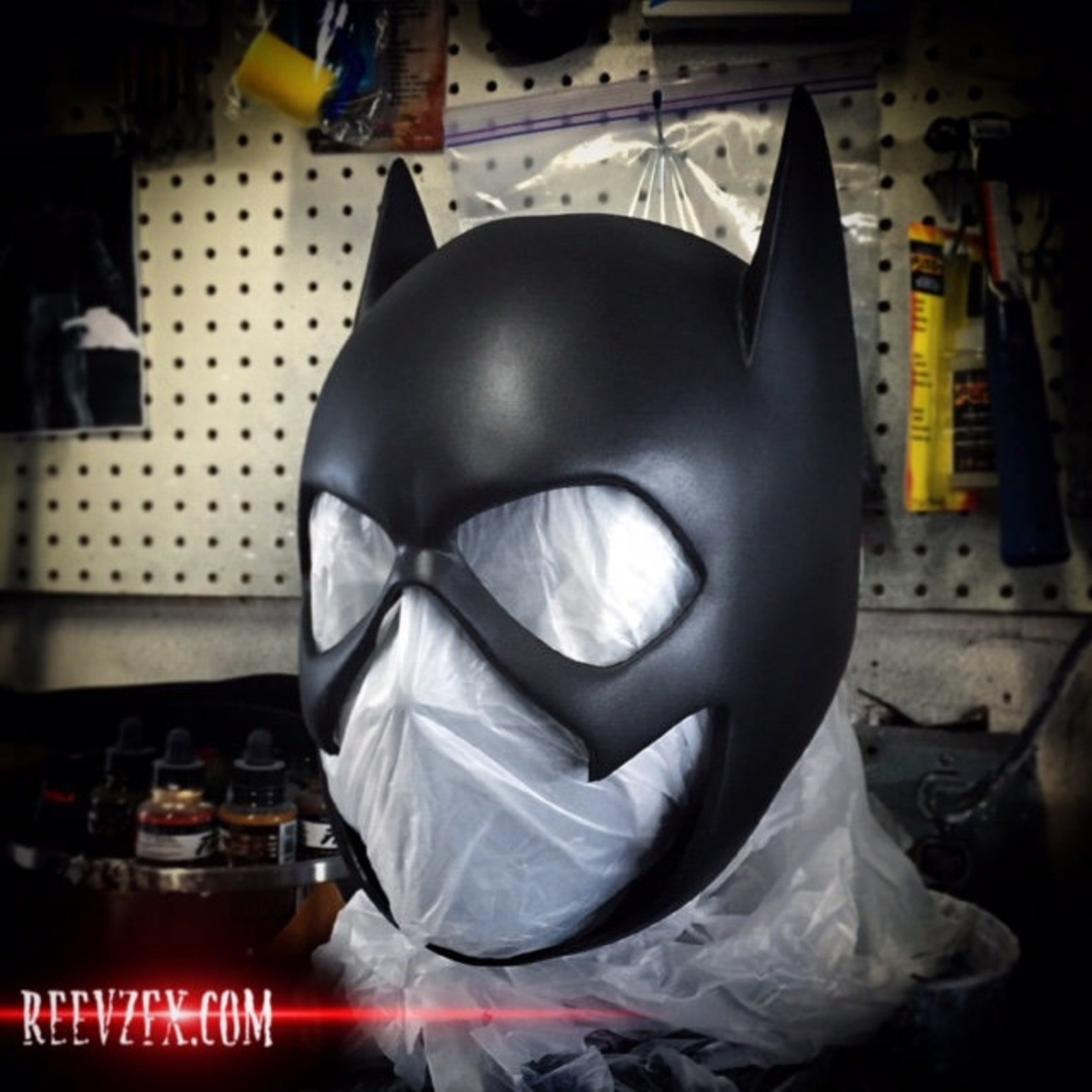 Batgirl Rubber Cowl Mask Prop Costume Cosplay - Etsy