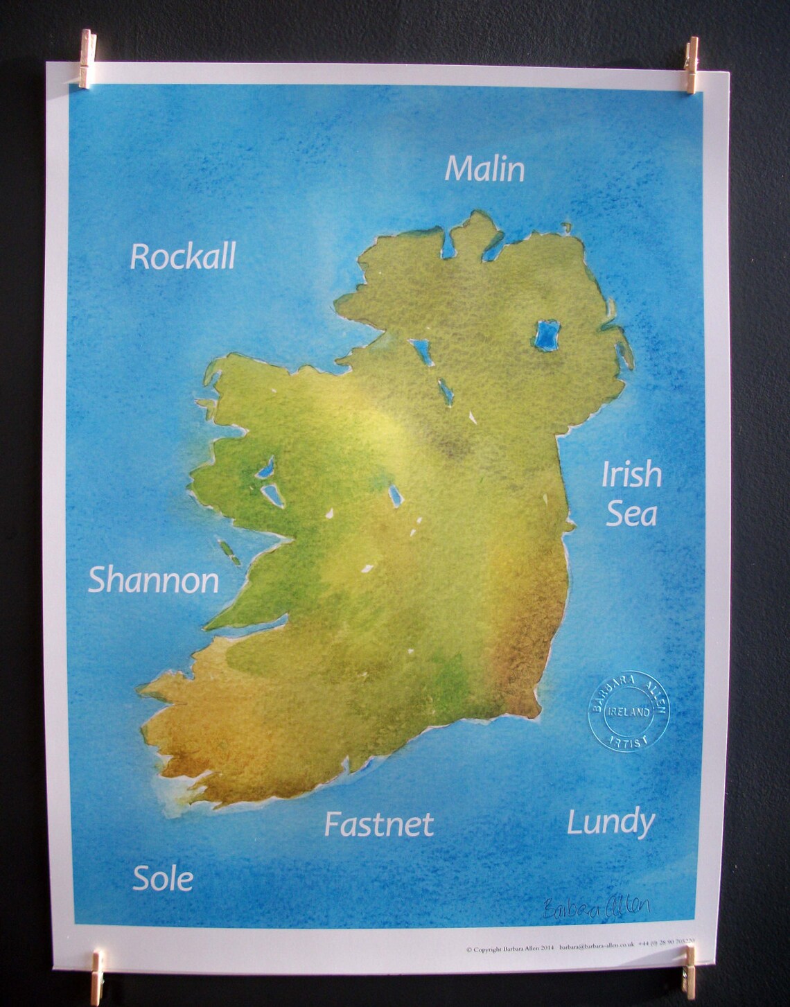 The Shipping Areas in Irish Coastal Waters Illustrated With a Rich ...