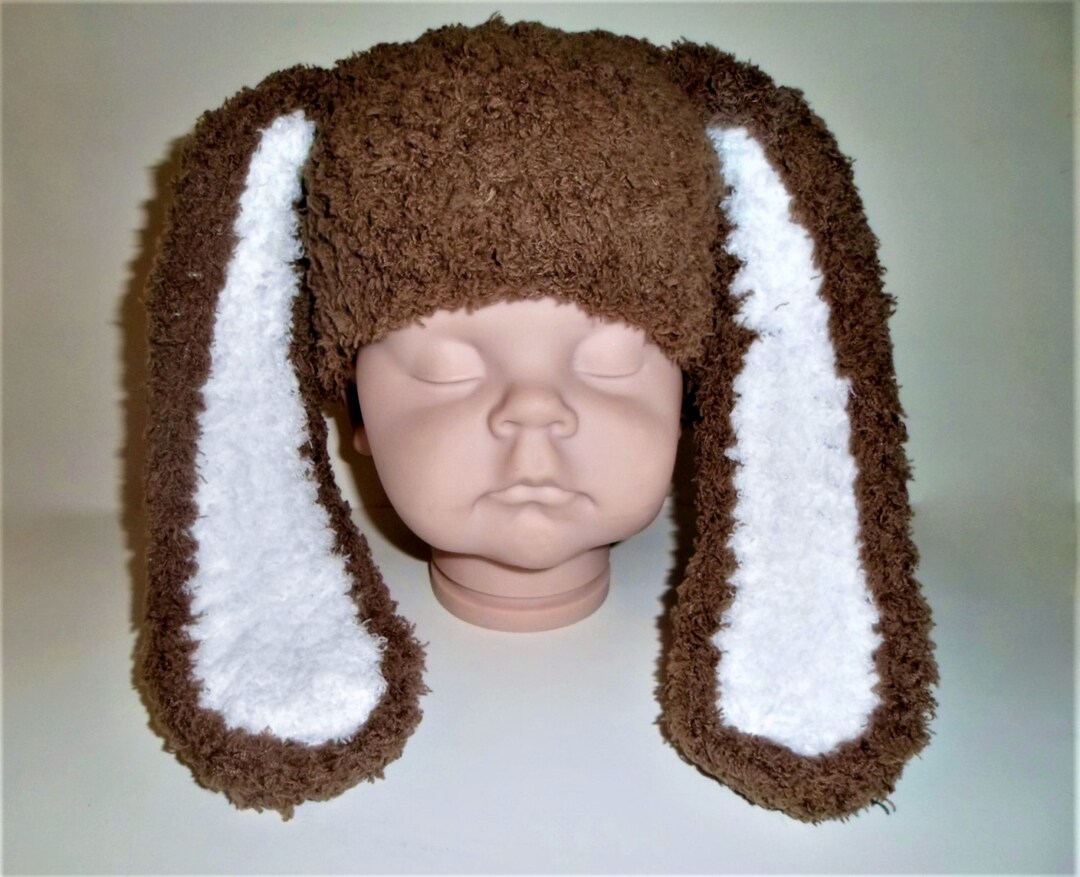 Baby Bunny Ears Hat, Toddler Bunny Hat, Custom Crochet Easter Hat ...