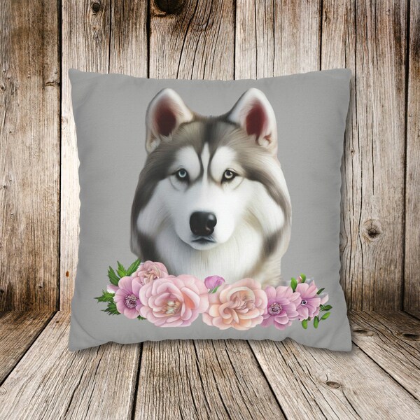 Husky Pillow - Etsy