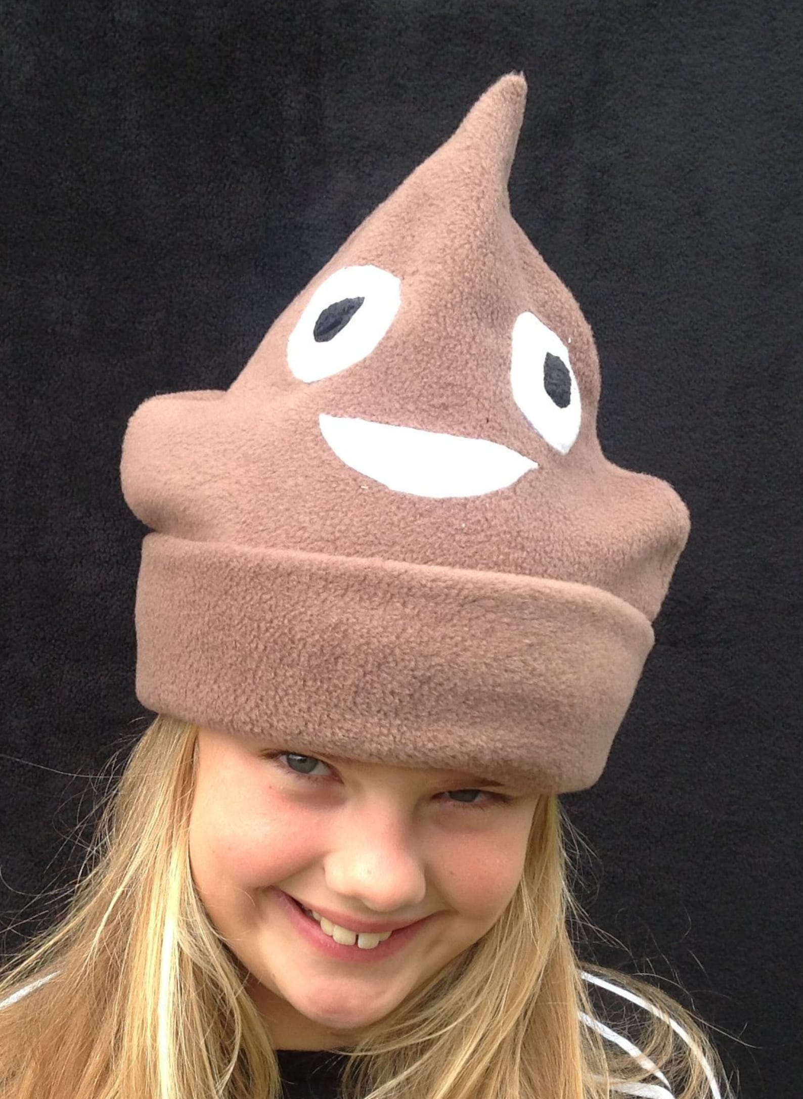 Poop Emoji Hat/poop Emoji Beanie/poo Emoji Gift/ Poo Emoji/ Poop Emoji ...