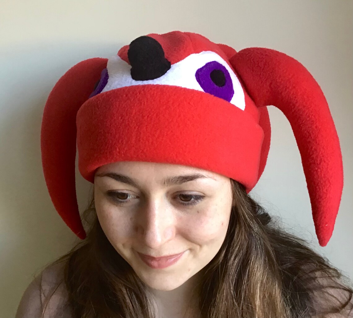 Knuckles Beanie/knuckles Clothing/knuckles Hat/sonic the Hedgehog ...