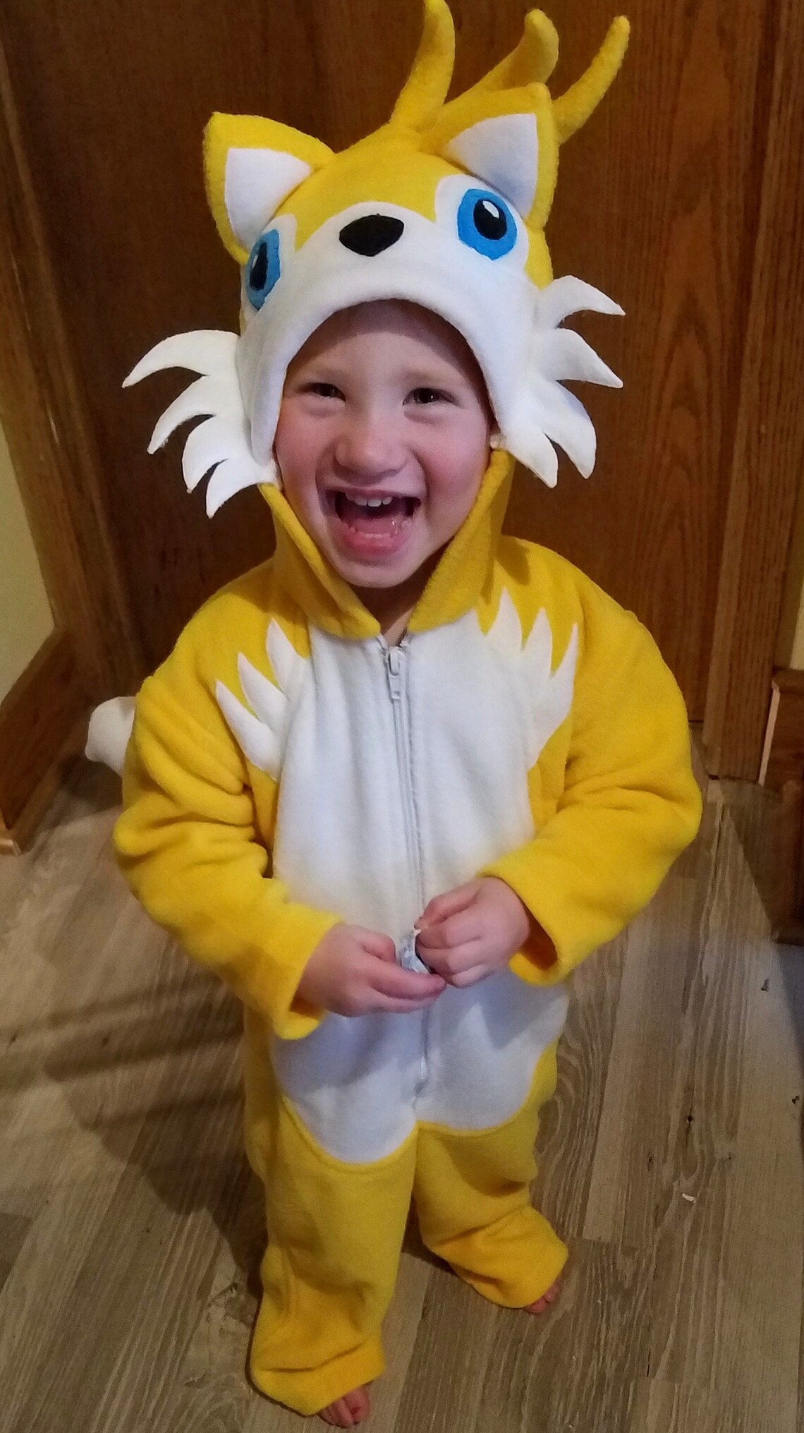 Sonic Tails Onesie Age 1-7 /tails Gift/sonic / Children's - Etsy