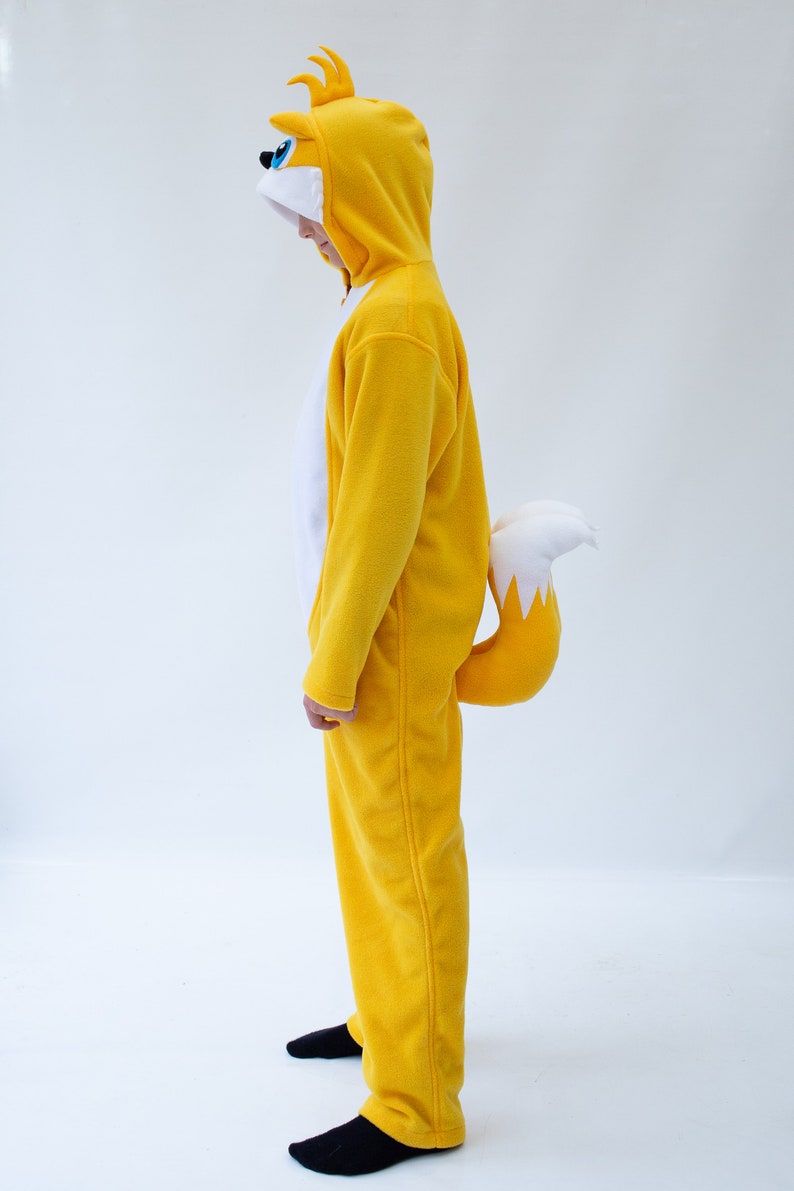 Sonic Tails Onesie Age 7-11/ Tails Gift/sonic Onesie/ / Sonic - Etsy