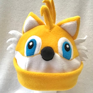 Tails Sonic Beanie/tails Beanie / Tails Sonic Hat /sonic the Hedgehog ...