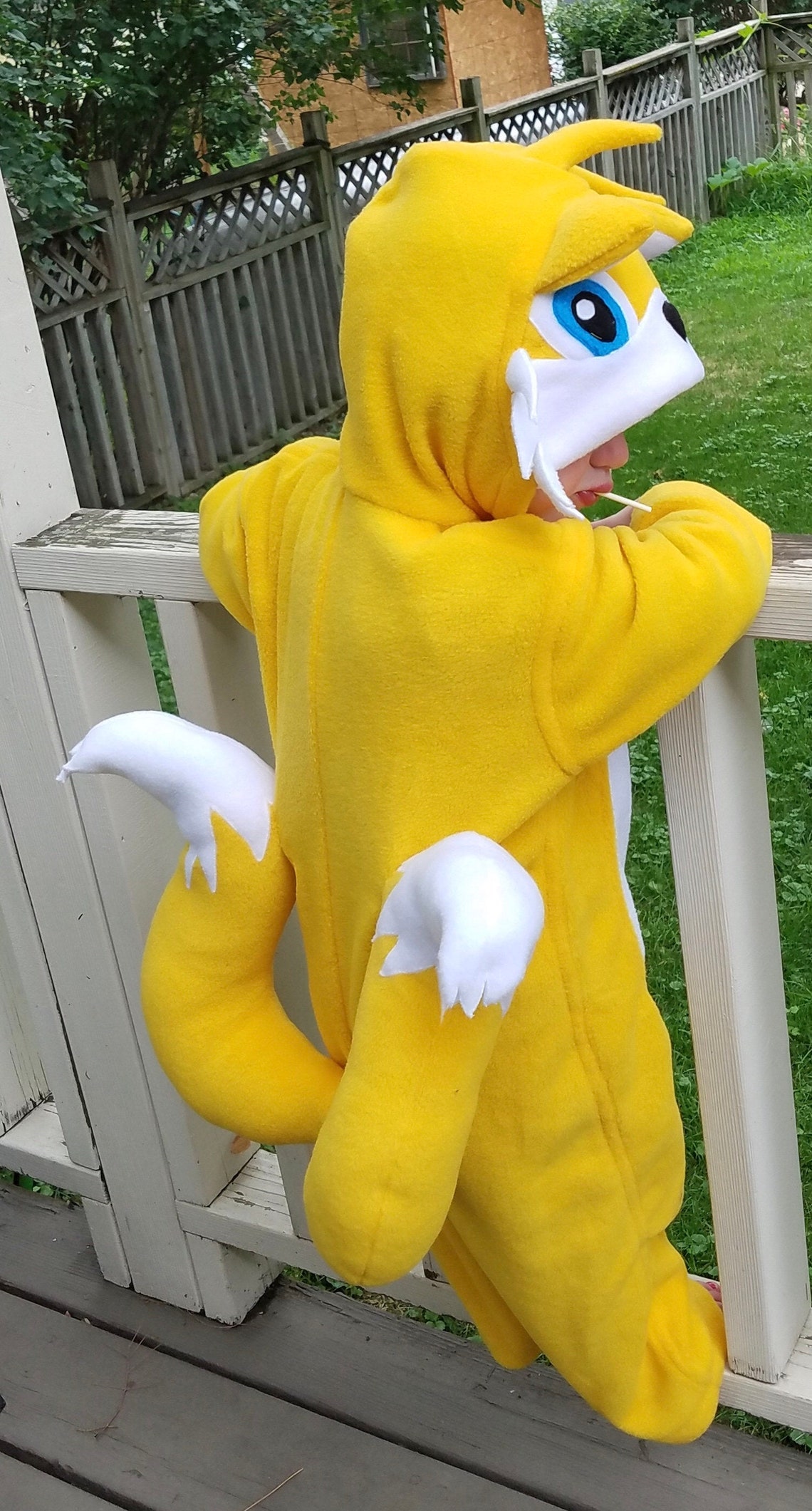 Sonic tails onesie age 1-7 /tails gift/Sonic / Children's | Etsy