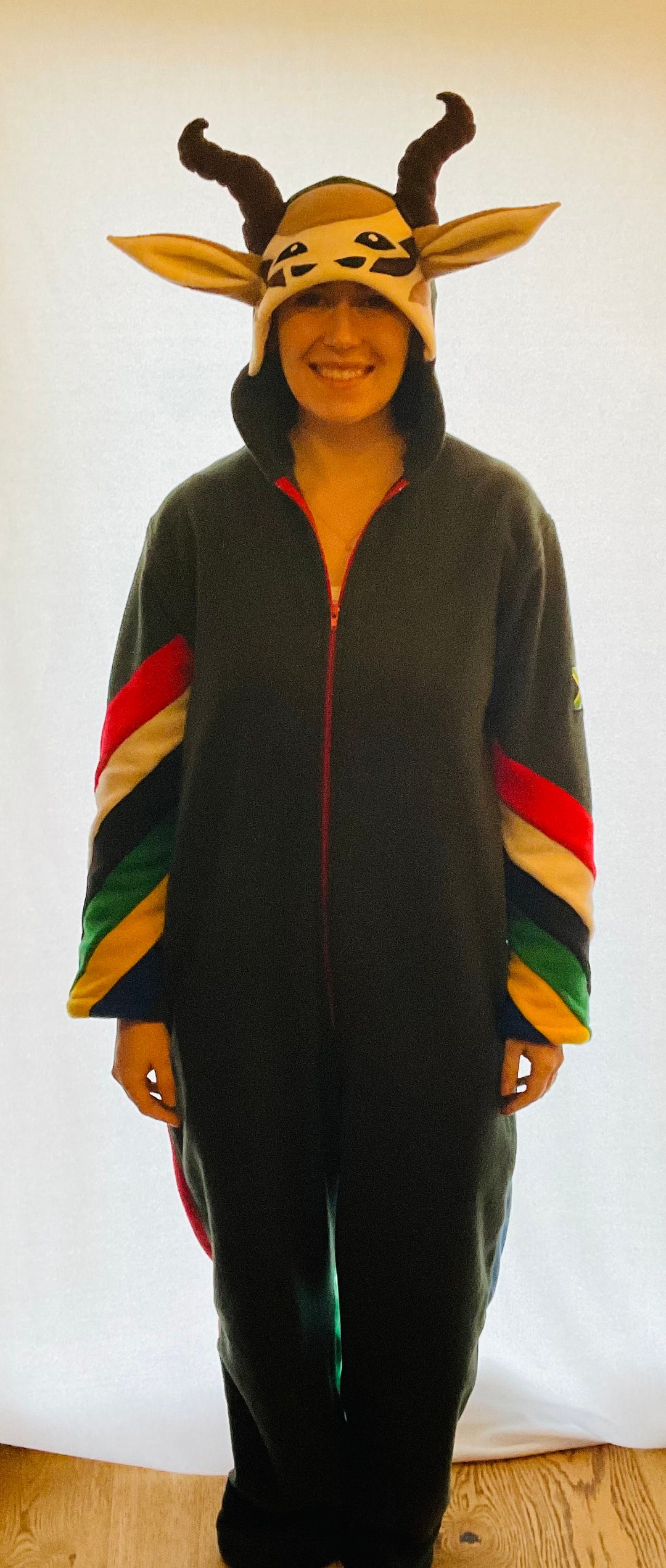 Springbok Onesie/springbok Supporter Clothing/springbok Costume/south ...