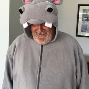 Hippo Onesie/hippopotamus Costume/adult Hippo/hippo Cosplay/gloria ...