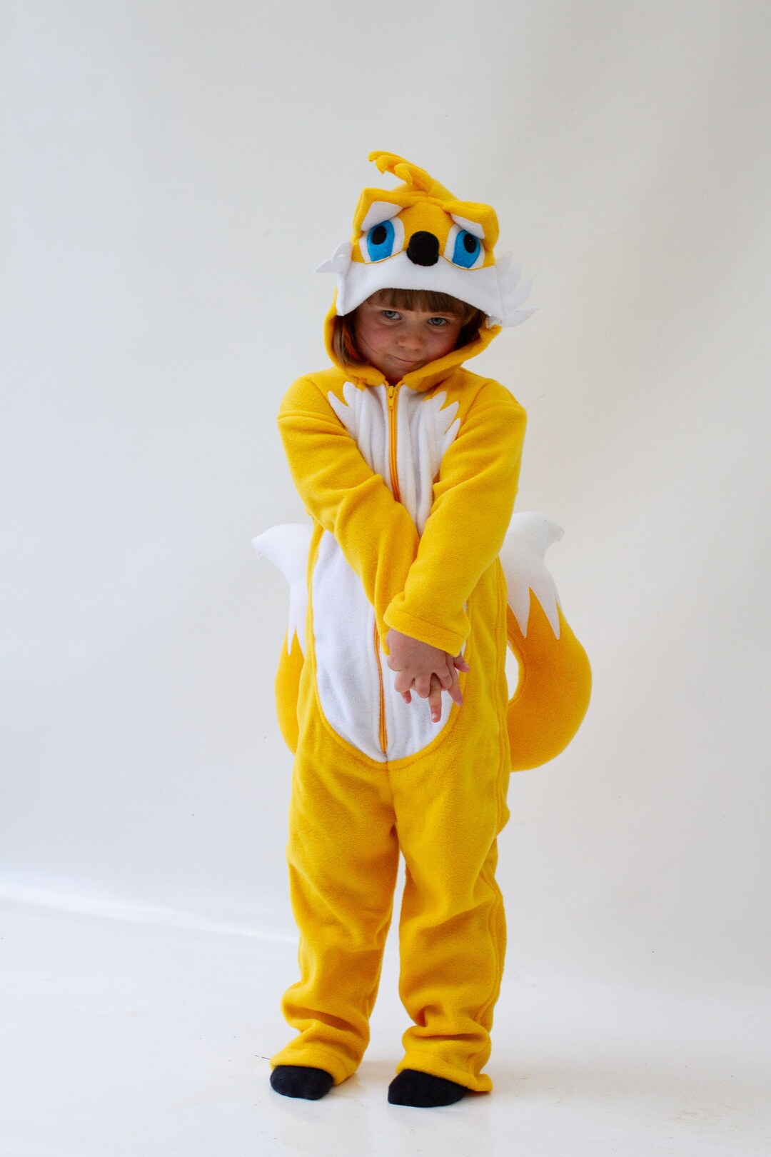 Sonic Tails Onesie Age 1-7 /tails Gift/sonic / Children's Sonic the ...