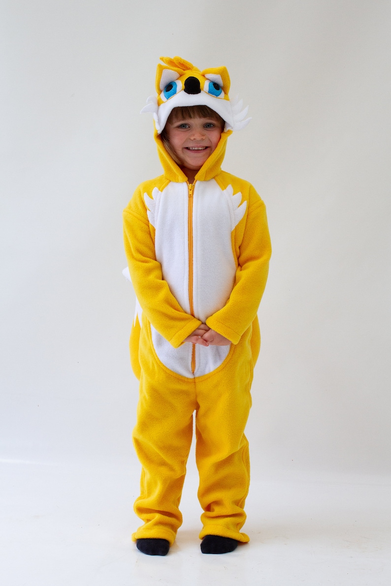 Sonic Tails Onesie Age 1-7 /tails Gift/sonic / Children's - Etsy
