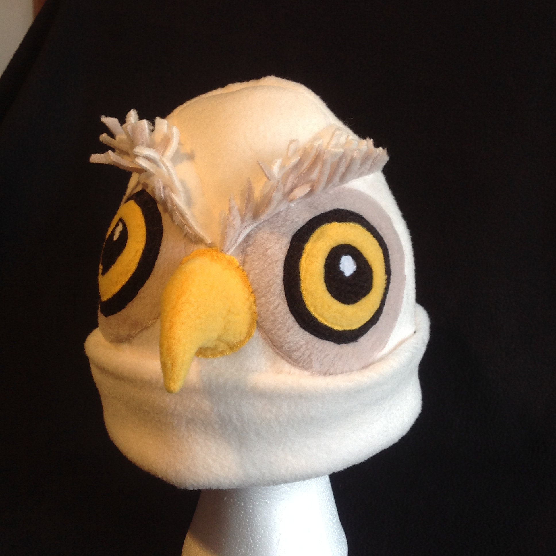 Owl Beanie/ Owl Hat/ Owl Gift/owl Party/ Forest Creature/ Bird - Etsy UK