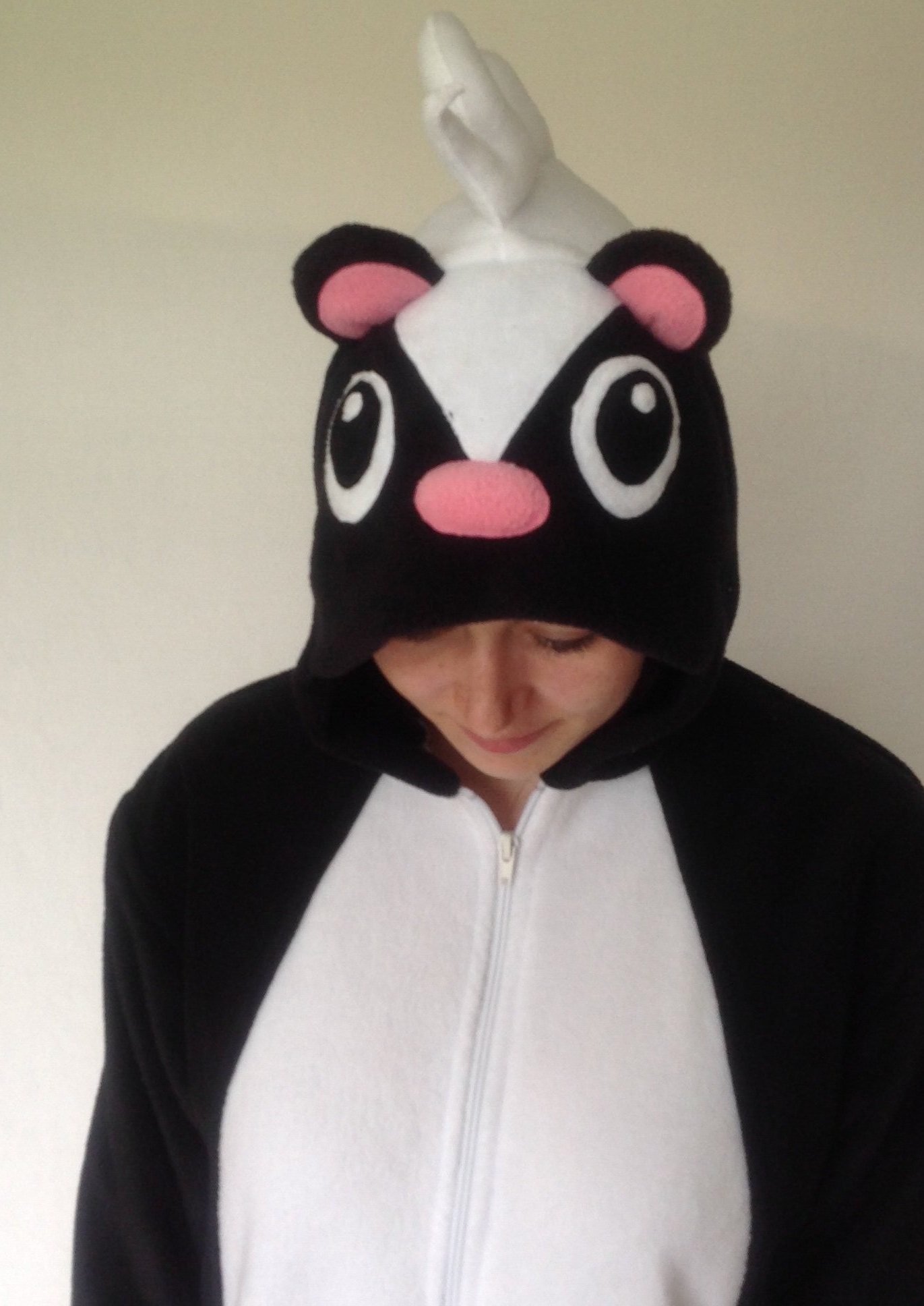 Skunk onesie/adult skunk costume/ skunk cosplay/skunk | Etsy