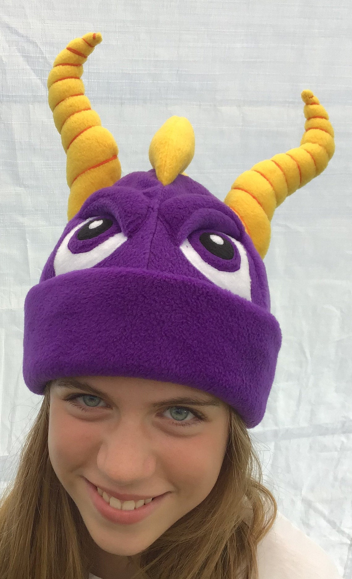 Spyro Dragon Beanie/dragon Hat/spyro Cosplay/spyro/spyro - Etsy UK