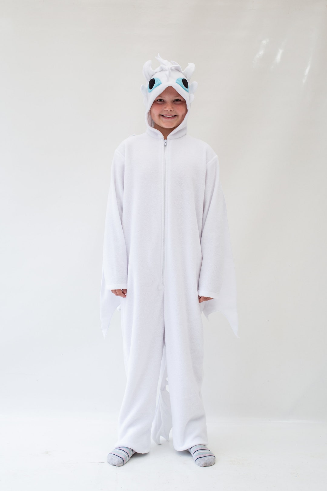 Light Fury Costume/ Light Fury Onesie/ Dragon Kigurumi/ Dragon - Etsy