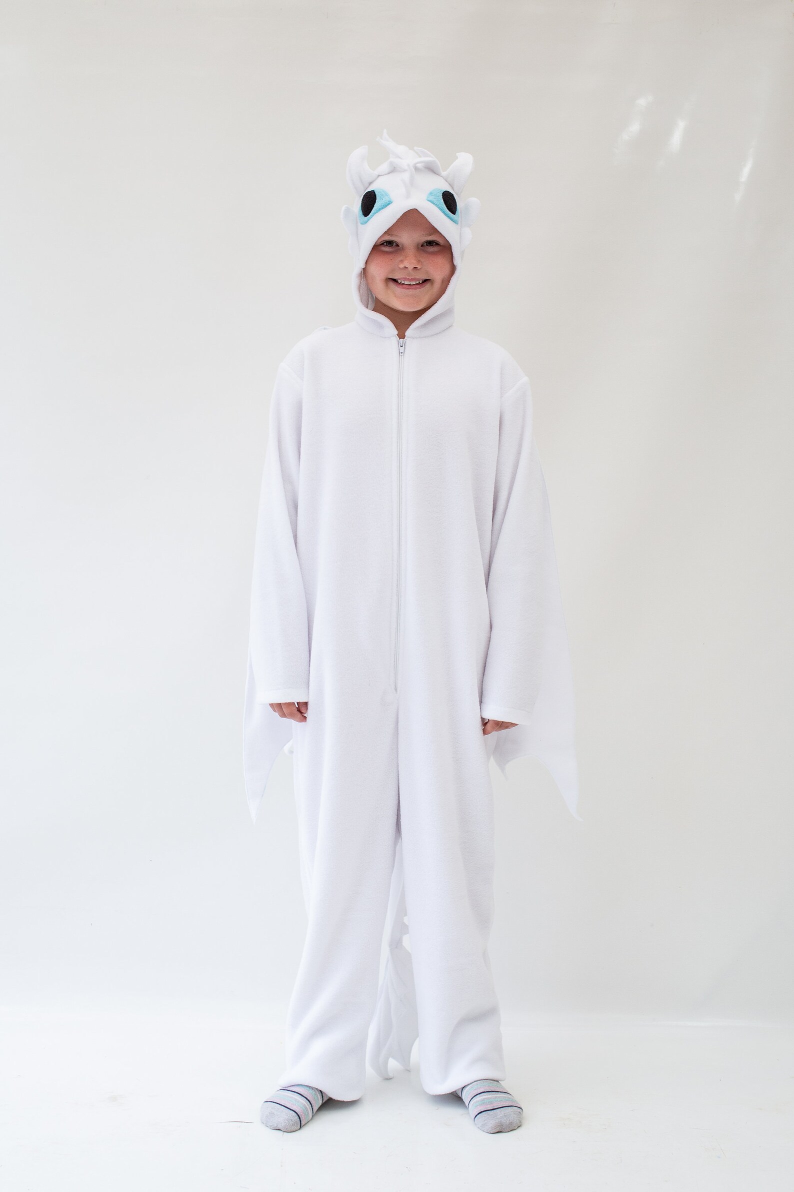 Light Fury Costume/ Light Fury Onesie/ Dragon Kigurumi/ Dragon - Etsy ...