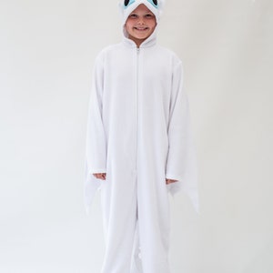 Light Fury Costume/ Light Fury Onesie/ Dragon Kigurumi/ Dragon Cosplay ...