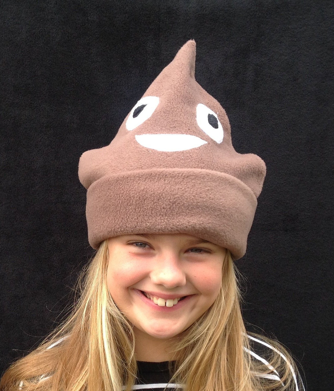 Poop Emoji Hat/poop Emoji Beanie/poo Emoji Gift/ Poo Emoji/ Poop Emoji ...
