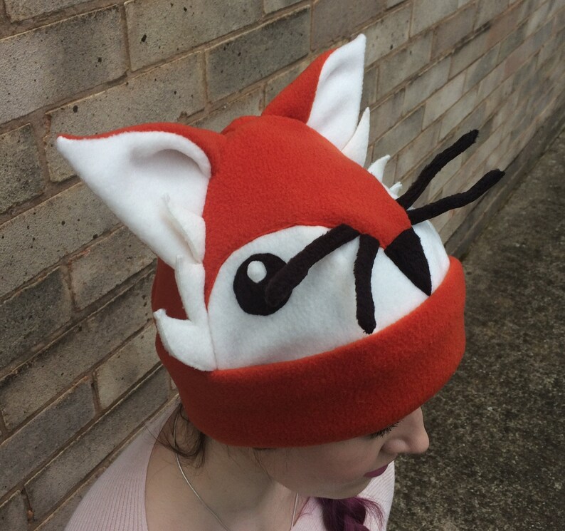 Fox beanie/fox hat/fox gift/fox party/ forest creature/fox | Etsy