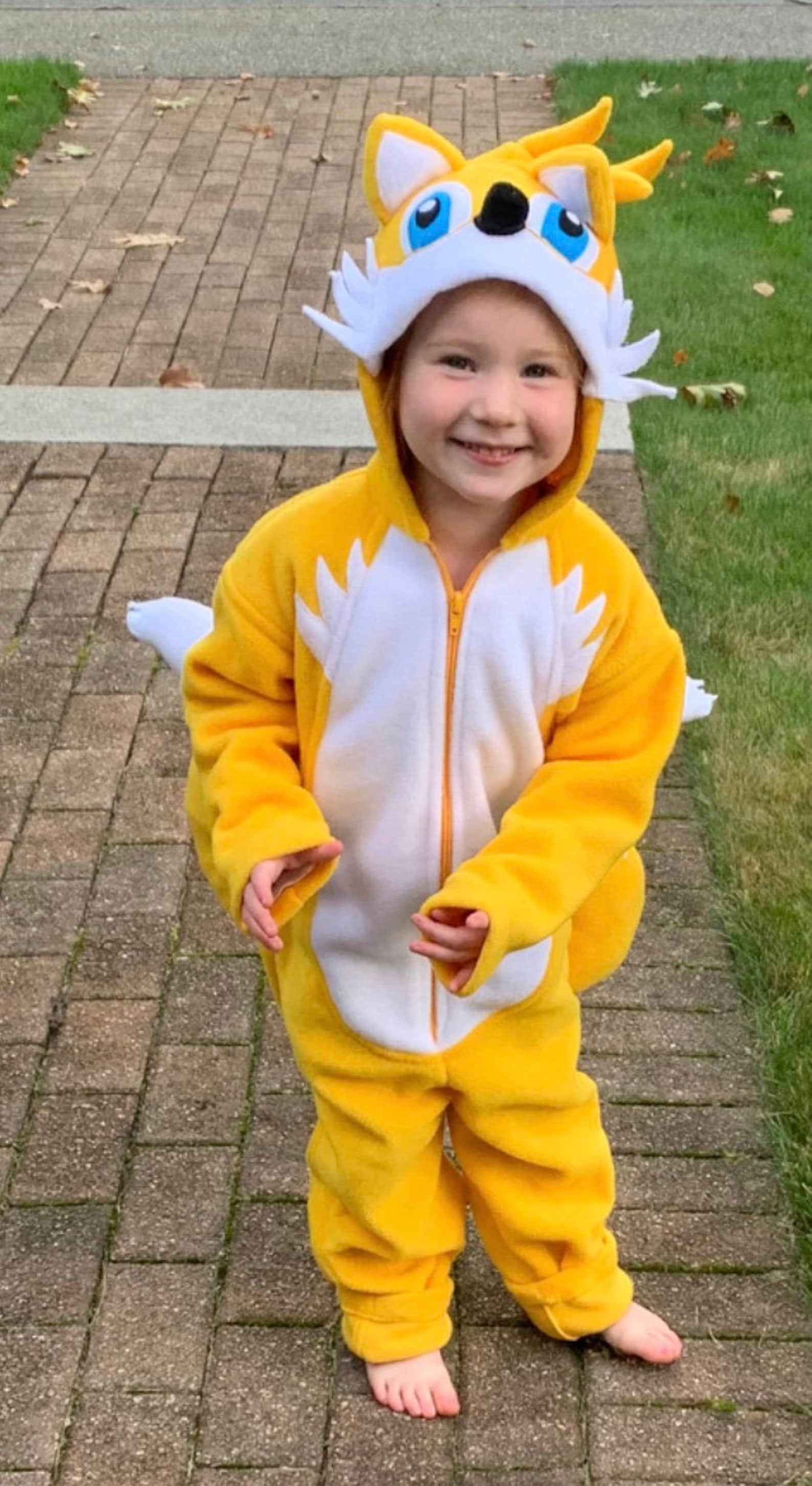 Sonic Tails Onesie Age 1-7 /tails Gift/sonic / Children's - Etsy