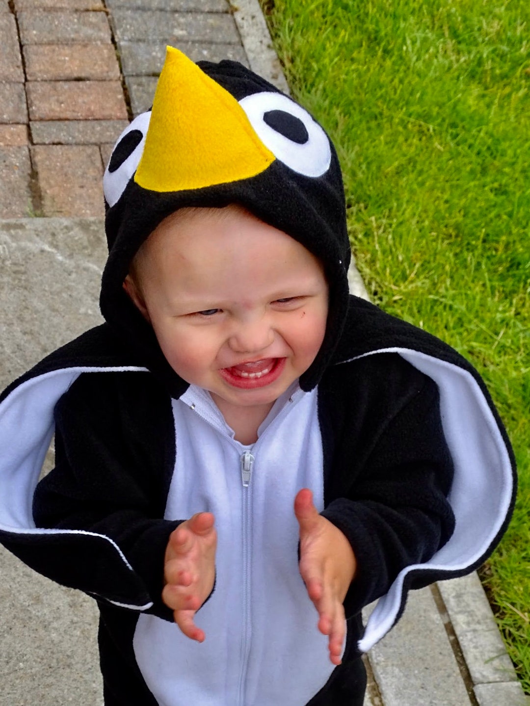 Penguin Onesie Sudadera con capucha de pingüino Penguin - Etsy España