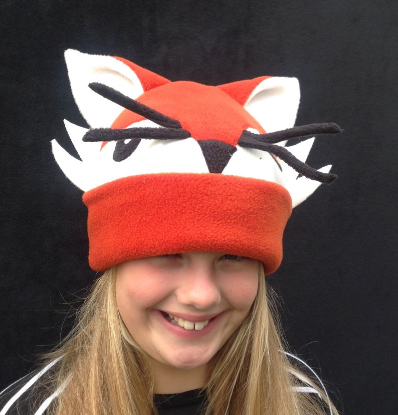 Fox Beanie/fox Hat/fox Gift/fox Party/ Forest Creature/fox - Etsy