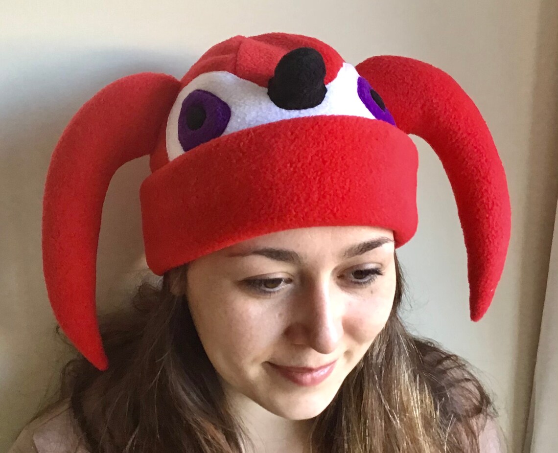 Knuckles Beanie/knuckles Clothing/knuckles Hat/sonic the Hedgehog ...