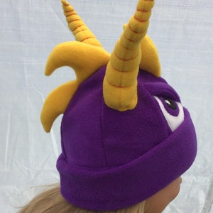 Spyro Dragon Beanie/dragon Hat/spyro Cosplay/spyro/spyro Costume - Etsy UK