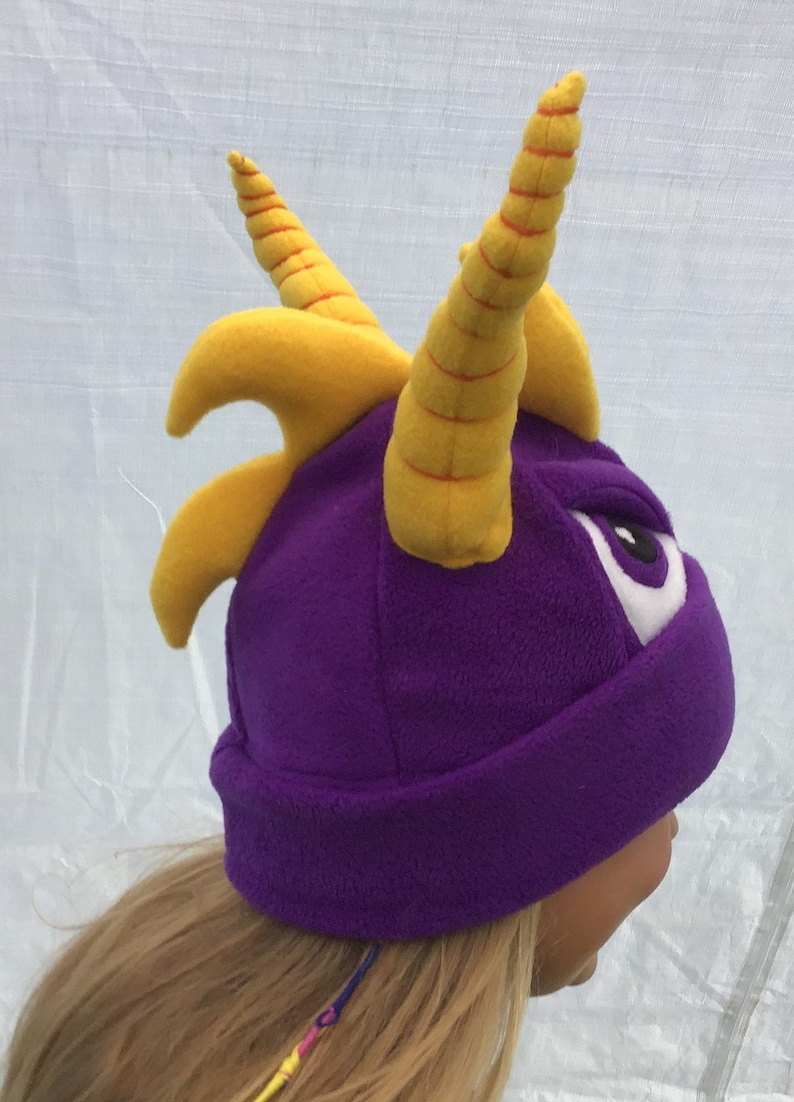 Spyro Dragon Beanie/dragon Hat/spyro Cosplay/spyro/spyro - Etsy UK