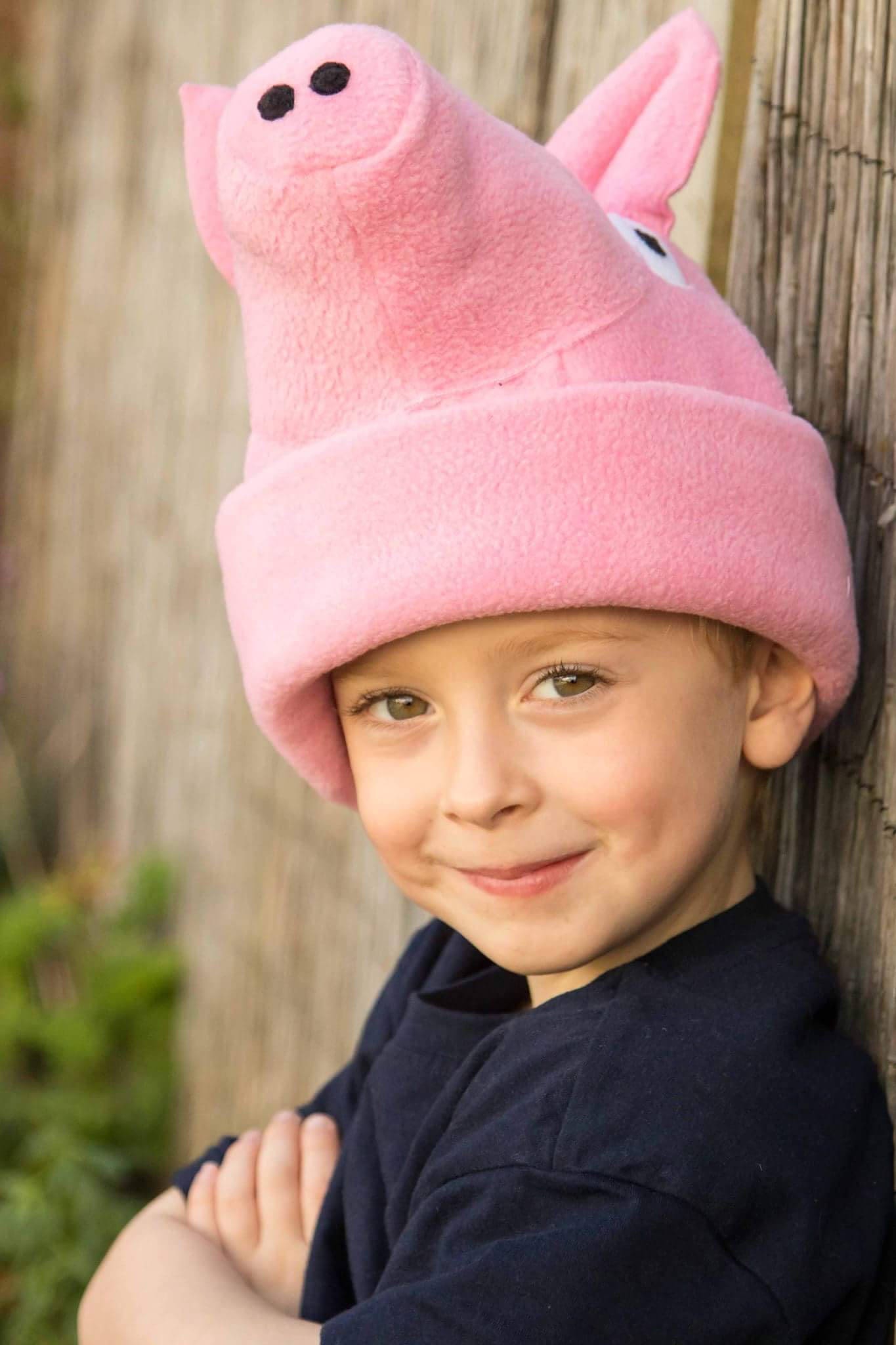 Pig Beanie/ Pig Hat/ Pig Gift / Pig-party/ Pig Clothing/ Pig - Etsy
