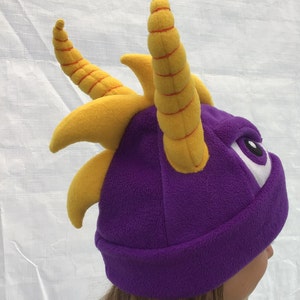 Spyro Dragon Beanie/dragon Hat/spyro Cosplay/spyro/spyro Costume - Etsy UK