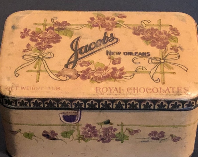 Vintage Jacob's Royal Chocolates New Orleans Tin - Etsy