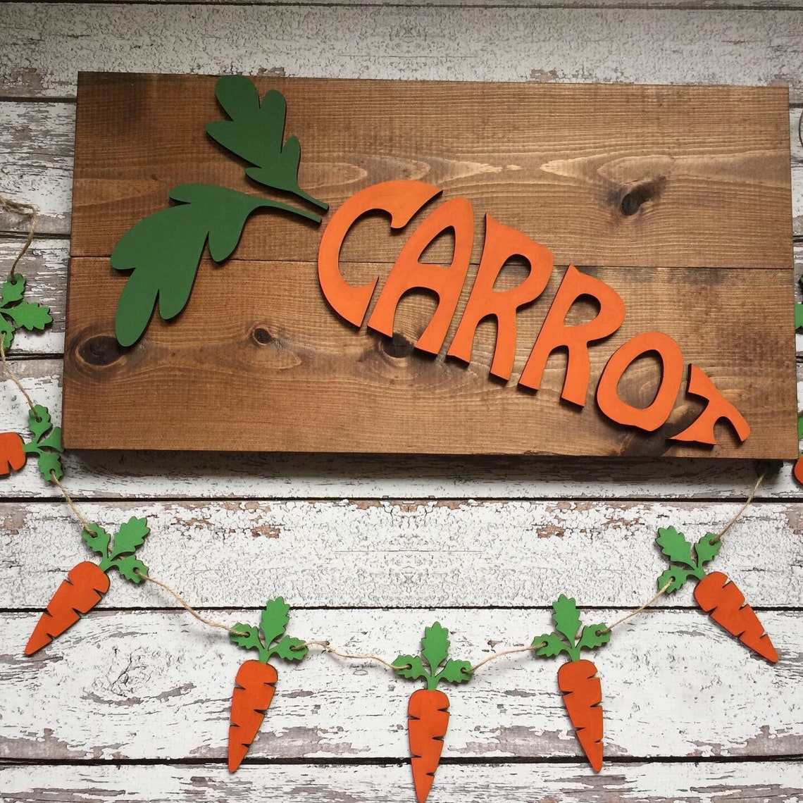 Carrot Carrot Sign Wooden Carrot Sign Easter Easter Sign | Etsy