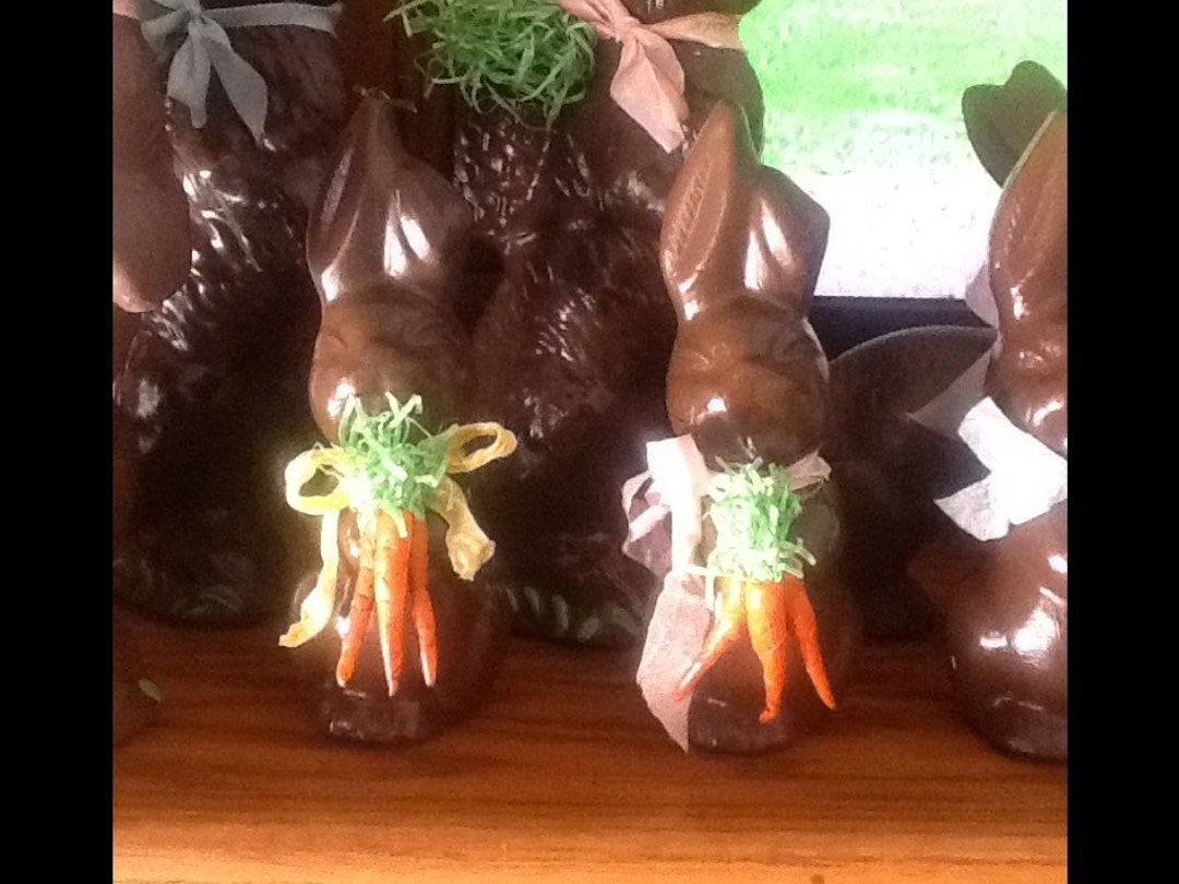 Chocolate Bunnies, Faux Chocolate Bunnies, Easter Bunnies, Easter ...