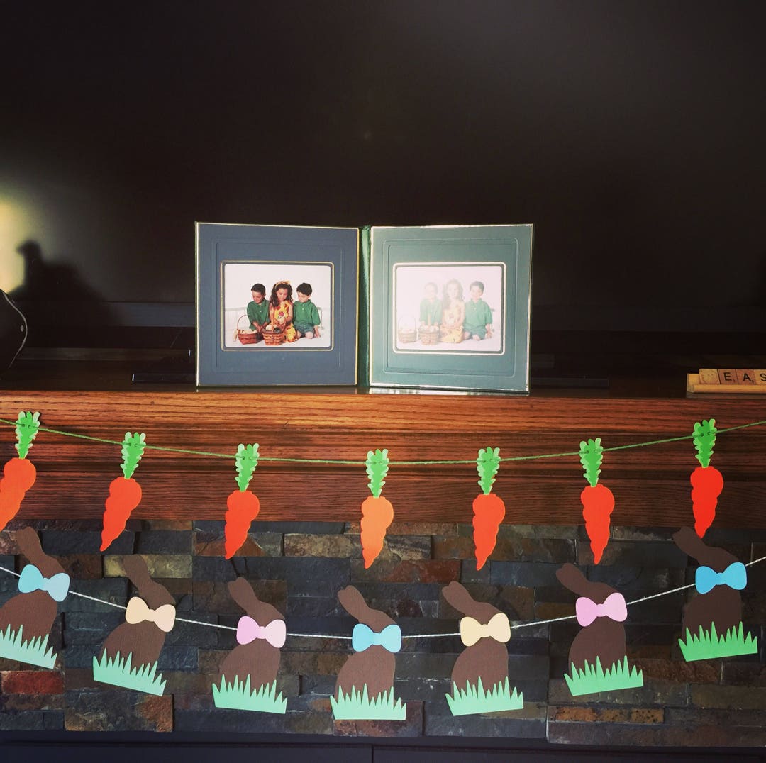 Chocolate Bunny, Chocolate Bunny Banner, Easter Banner, Spring Banner ...
