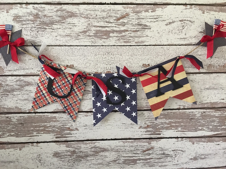 Patriotic banner Olympic games Olympic games banner Fourth | Etsy