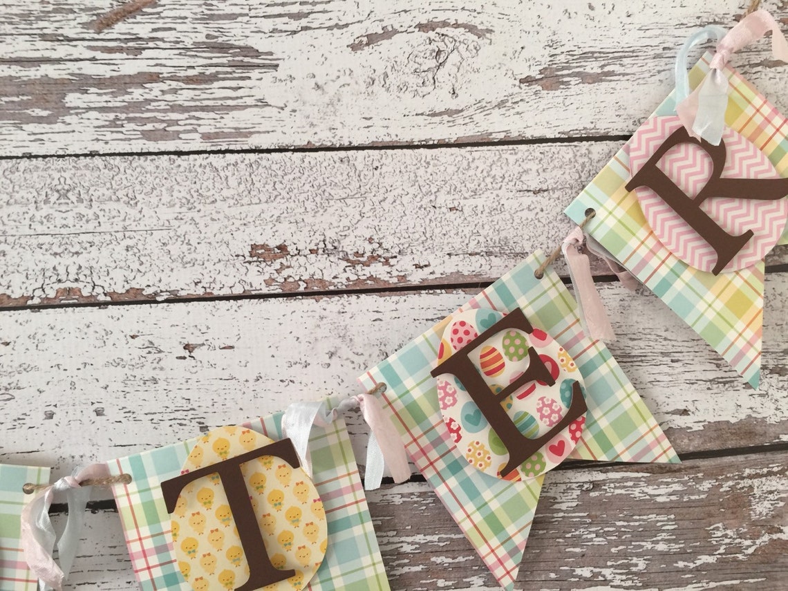 Easter Banner, Easter, Spring Banner, Spring, Banner, Photo Prop, Photo ...