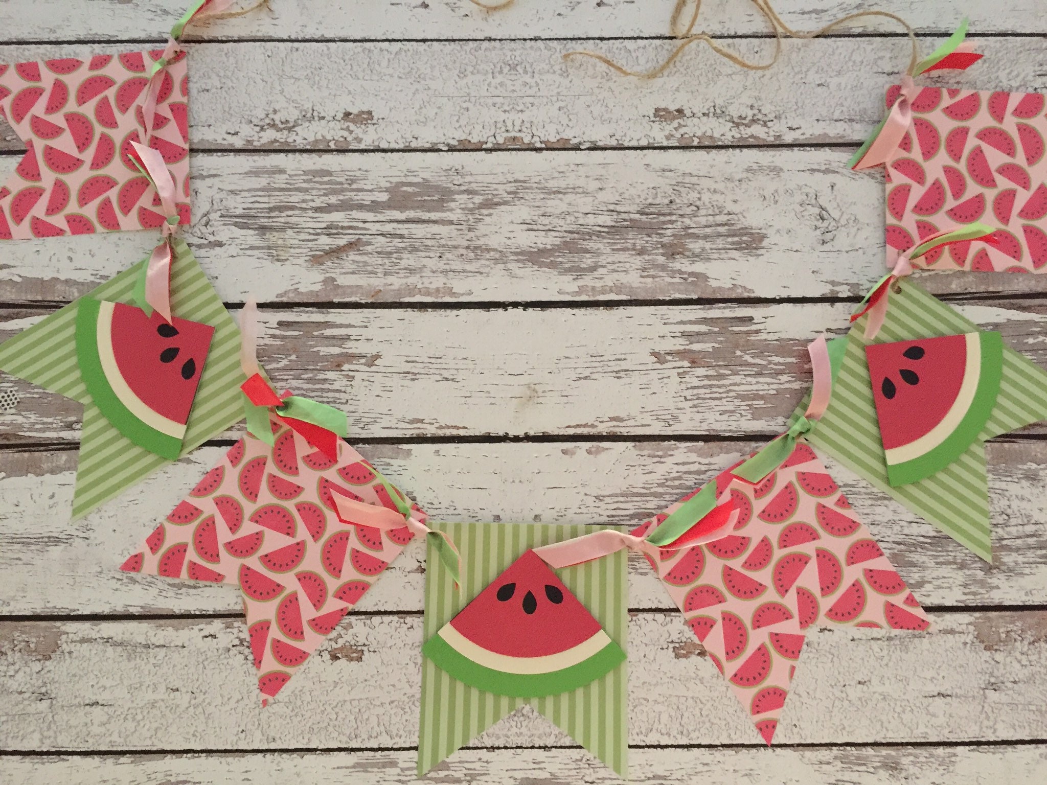 Watermelon Banner, Watermelon, Banner, Summer Banner, Summer, Garland ...