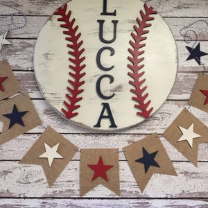 Baseball, Baseball Sign, Wooden Baseball Sign, Personalized Sign, Boys ...
