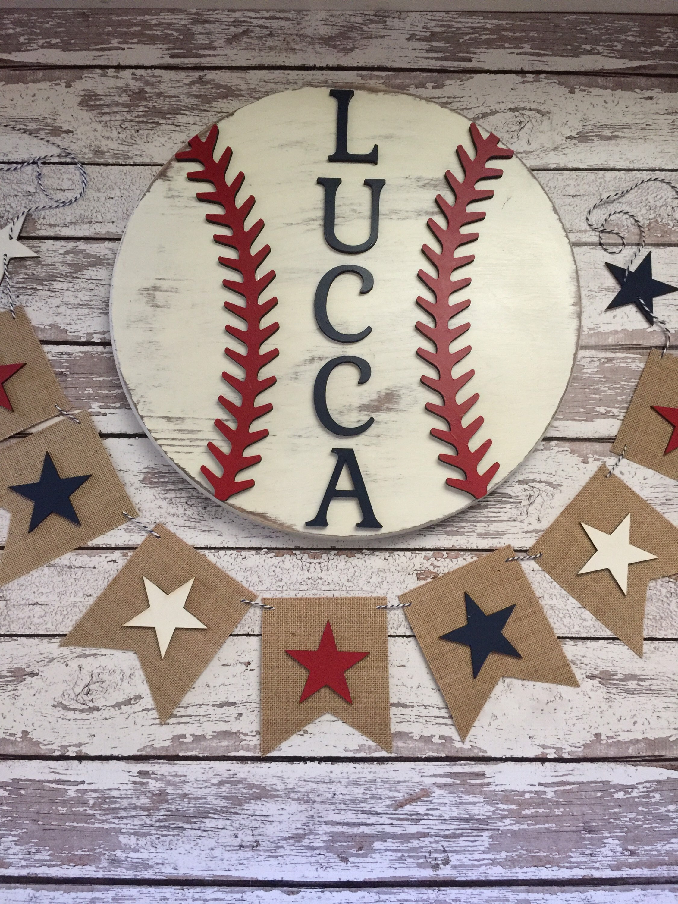 Baseball baseball sign wooden baseball sign personalized | Etsy